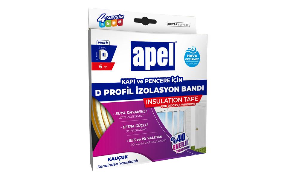 Apel Epdm D-Profil İ̇zolasyon Bandı - 56.00 Tl